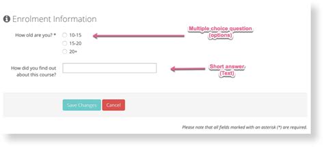 How Do I Set Up Pre Enrolment Questions For My Course Miscellaneous Openlearning Help Community
