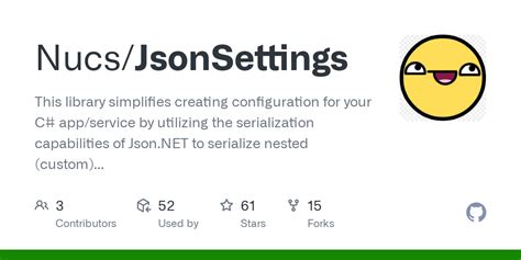 Github Nucs Jsonsettings This Library Simplifies Creating Configuration For Your C App