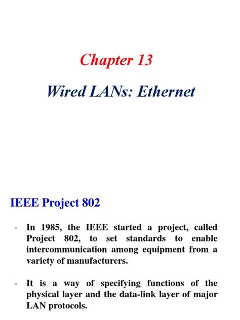 wired lan ethernet pdf ethernet computer network