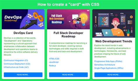 How To Create A Card With CSS GeeksforGeeks
