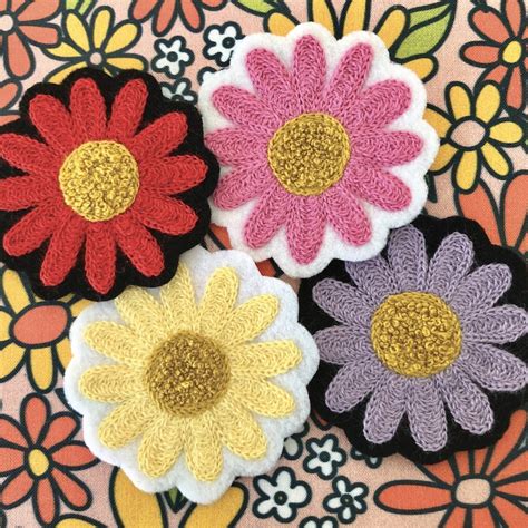Custom Daisy Patch Etsy