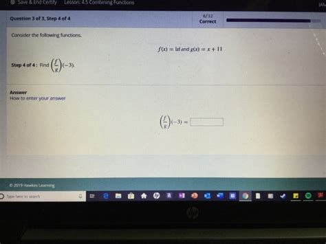 solved o save and end certify lesson 4 5 combining functions