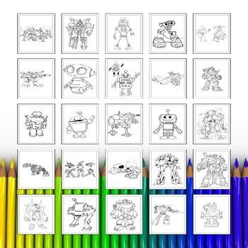 Learn About Robotics In A Fun And Engaging Way With Our Robot Coloring Pages