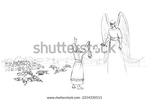 Holy Human Male Mass Group Scary Stock Illustration 2254330151