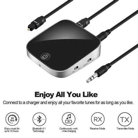 2 In 1 Bluetooth 4 1 Transmitter Wireless Receiver Grandado