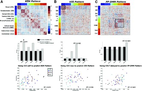 Relationship Of Fc Patterns And Neurocognitive Variables Of Interest Download Scientific