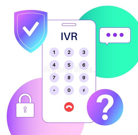 Interactive Voice Response Stock Vector Illustration Of System 347853682