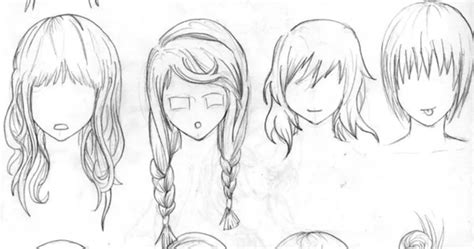 Волосы Аниме Для Срисовки 56 Фото