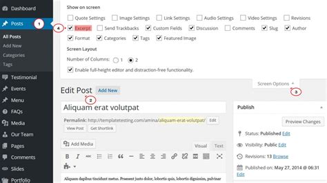 Wordpress How To Enable Formatting In Excerpt Template Monster Help