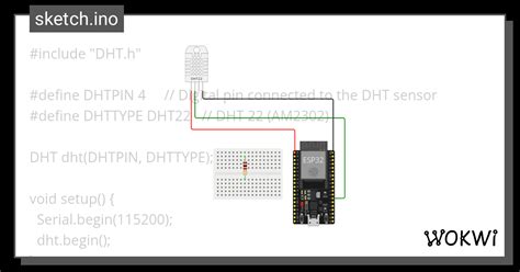 Dht22esp32 Second Project Wokwi Esp32 Stm32 Arduino Simulator