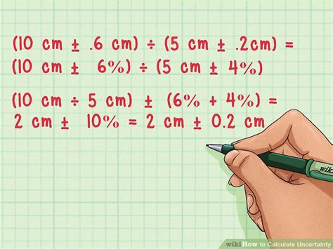 3 Ways To Calculate Uncertainty WikiHow
