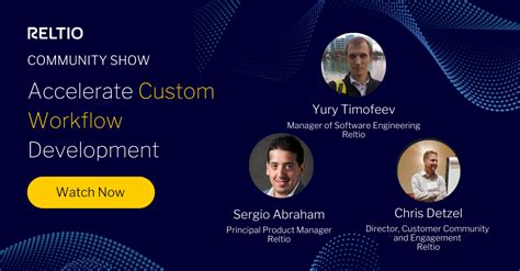 community show accelerate custom workflow development