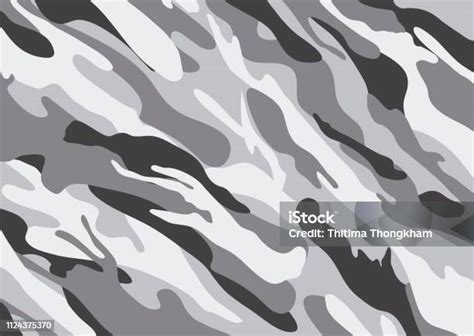 위장 패턴 배경입니다 단풍과 분 지의 모양입니다 블랙 화이트 군 육군 카 모 배경입니다 우드 랜드 스타일입니다 벡터 일러스트