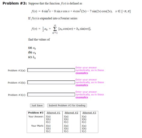Solved Problem Suppose That The Function F X Is Chegg
