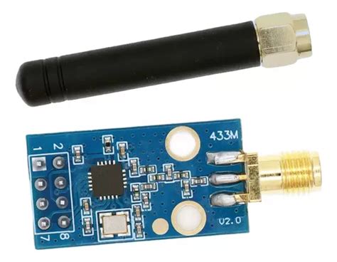módulo s fio cc1101 c sma antena transceptor 433mhz nf mercadolivre