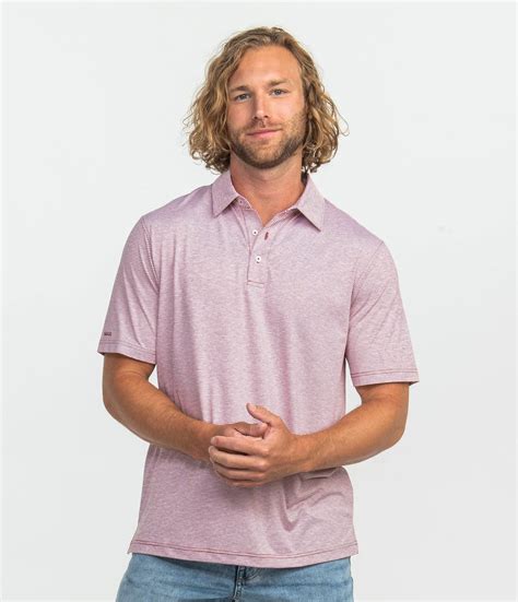Heather Madison Polo Red Zone Simply South Outfitters