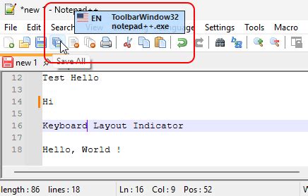 Keyboard Layout Indicator A Lot Indicators For Keyboard Layouts And The State Of CapsLock