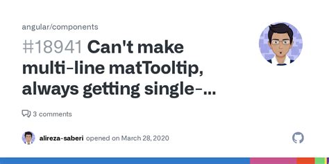 can t make multi line mattooltip always getting single line · issue