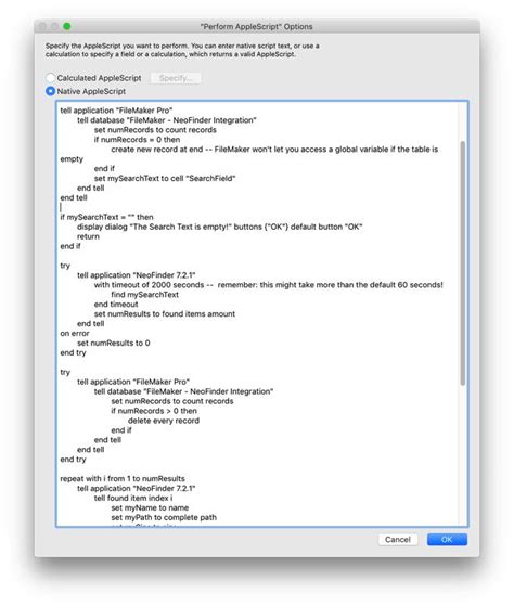 FileMaker Pro Integration