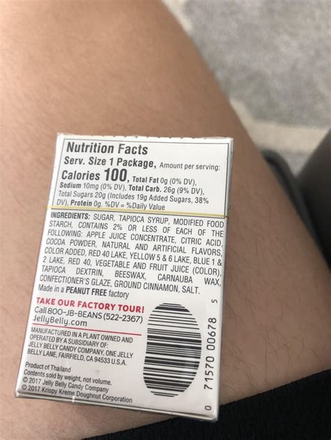 The Barcode On My Box Of Jelly Beans Is Shaped Like A Jelly Bean R