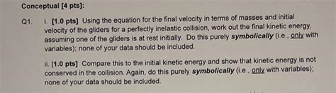 Solved I [1 0 Pts] Using The Equation For The Final