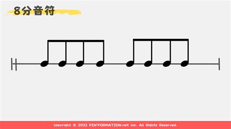 音価8分音符 PINFORMATION