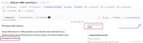 【ai实战】开源且可商用的 40b 大语言模型 Falcon 40b中文falcon基础模型 开练为对话模型 Csdn博客