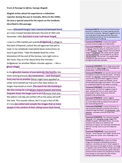 A Passage Africa Annotated Pdf Disgust