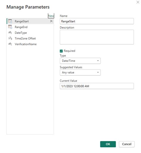 setting up incremental refresh