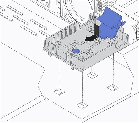 Install The Raid Super Capacitor Module On The Chassis Thinksystem Sr630 Lenovo Docs