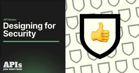 Api Design Basics Security