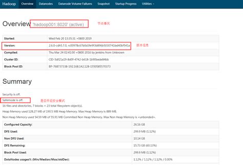 Hadoop web界面解读 大树的博客