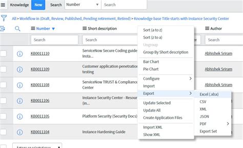 Solved Export Knowledge Articles Or Export A Knowledge Ba