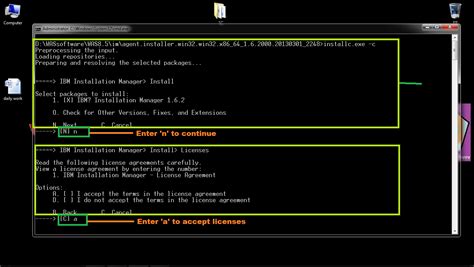 Ibm Websphere Application Server Installing Installation Manager Im V 16 By Using Console