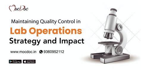 Maintaining Quality Control In Lab Operations Strategy And Impact