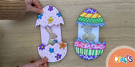 Photo Surprise Easter Egg Card Twinkl Crafts Twinkl