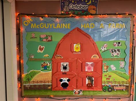 Farm Bulletin Board Farm Theme Preschool Preschool Art Activities