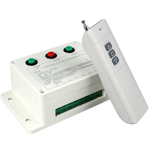 220v380v电机正反转遥控开关带手动按钮电动葫芦卷扬机无线遥控器 虎窝淘