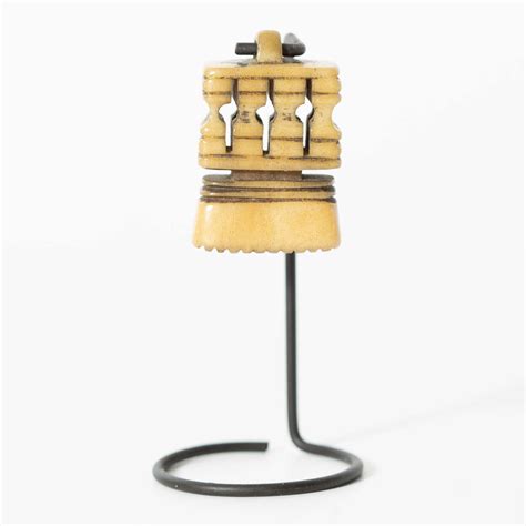 A Rare Indian Carved Bone Seal 18th19th Century