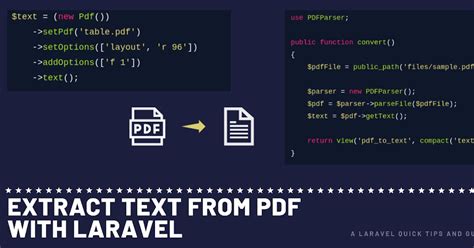 Extract Text From Pdf With Laravel