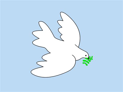 2 Easy Ways To Draw A Dove Wikihow