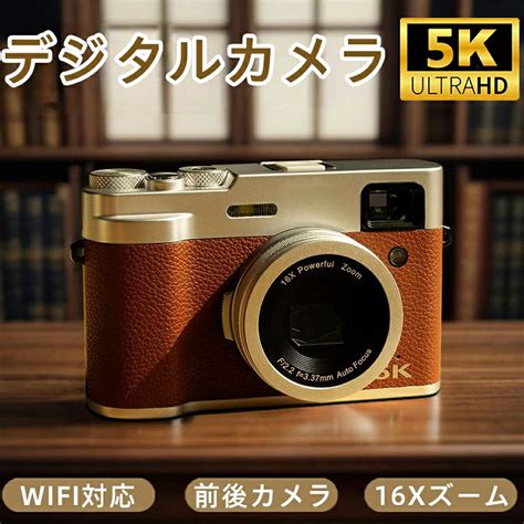 【楽天市場】【限定★5倍ポイントクーポン】デジタルカメラ 4k 5000万画素 キッズカメラ 安い 軽量 288インチ 初心者 子供 16