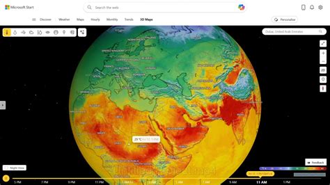 Michael Gevlich On Linkedin 😎 Microsoft Start Uses Openglobus In Its Weather Visualization For 3d