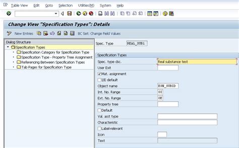 Assigning New Property Tree To Specification Types Sap Community