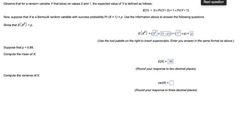 Solved What Is The Variance Of X And Are The Other Chegg Com