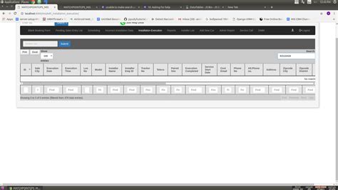 Unable To Make Search Using Key Up DataTables Forums