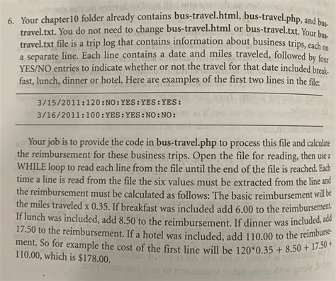 Solved Provide The Code Needed For The Php And Include A