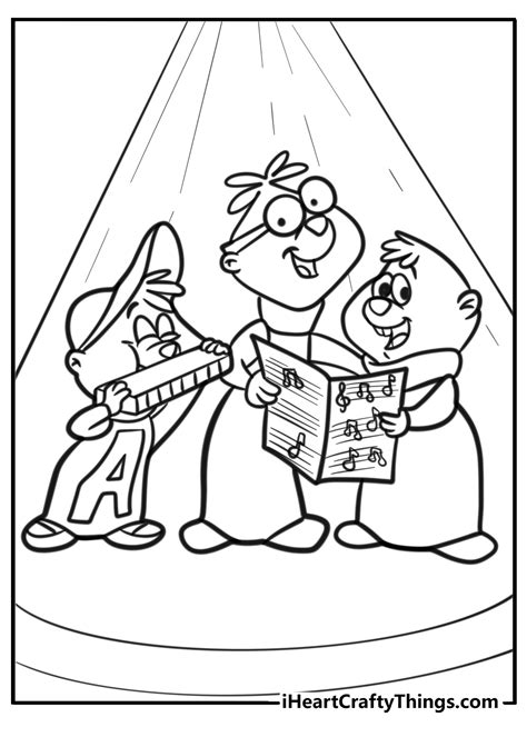 Alvin And The Chipmunks Chipwrecked Coloring Pages 2025