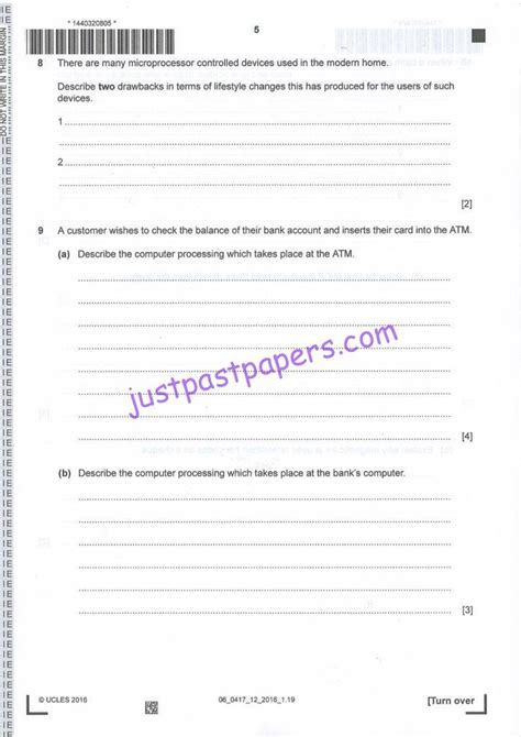 Cie 0417 Information And Communication Technology Paper 1 Theory May June 2016 Question