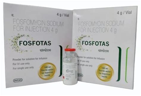 Fosfotas Fosfomycin Sodium 4gm Injection At ₹ 1107 Piece In Nagpur Id 2853926137891